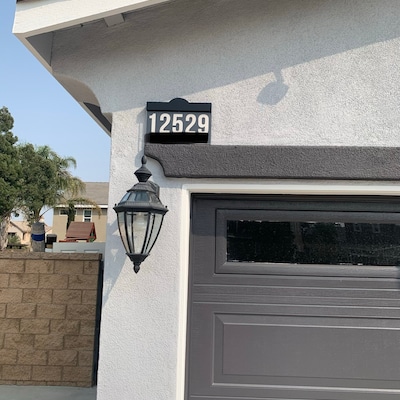 12 V DC Custom Illuminated LED Lighted Address Plaque Sign House ...