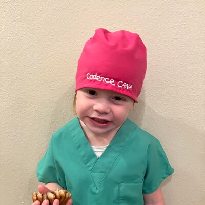 Kids Scrubs Caps Personalized for Little Doctors and Nurses - Etsy