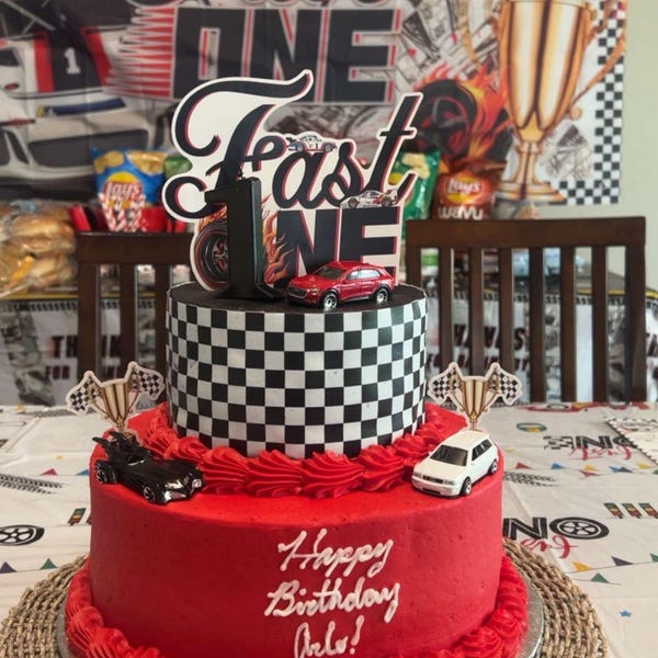 Edible Black and White Checkered Flag Cake Wraps and Strips. for Cakes ...