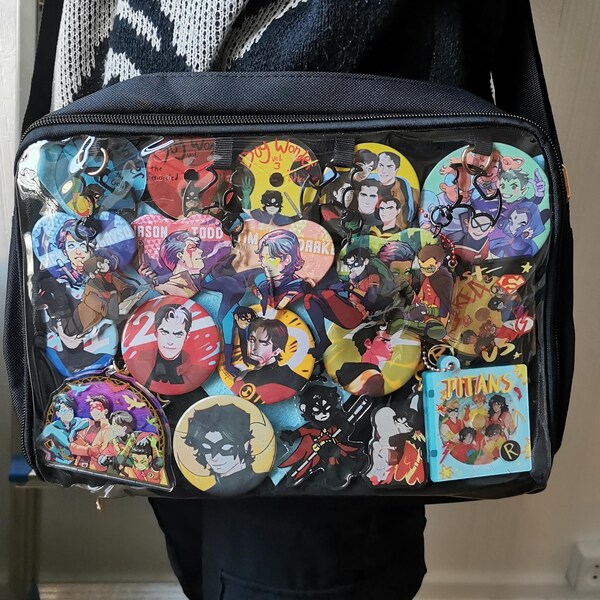 Multi-color Ita Bag Crossbody With Insert, Anime Ita Bag, Ita Messenger ...