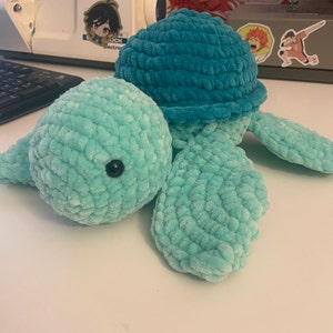Crochet Turtle Pattern 2 Sizes regular and Jumbo PDF Download Beginner ...