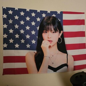 Zb1 Ricky Flag Banner, Zerobaseone Ricky Kpop American Flag Tapestry ...