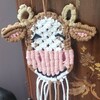 Macrame Cow PDF Pattern Tutorial | Bull Craft | Farm Animal DIY Decor ...