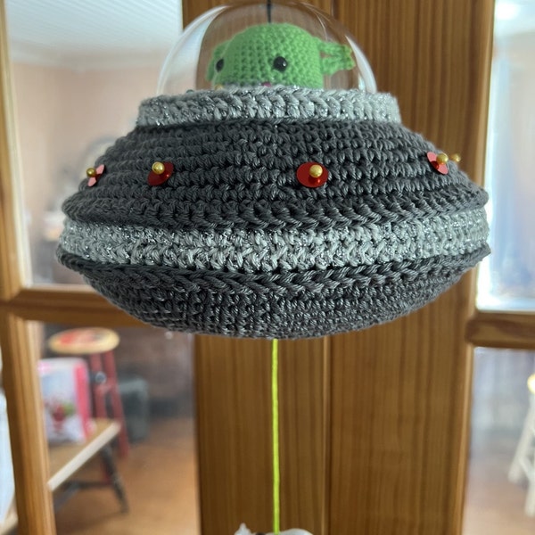 Crochet Kit Lalylala UFO Amigurumi Diy • Music Box, Flying Saucer ...