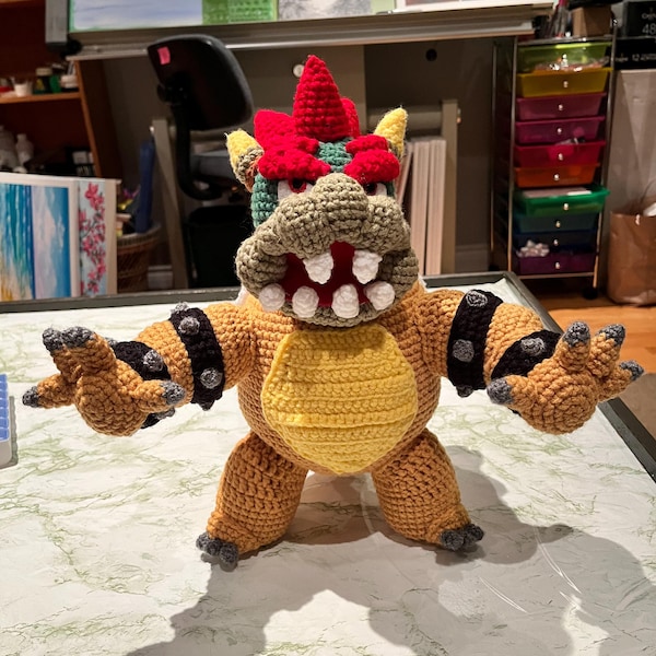 Bowser Crochet Pattern ~ Amigurumi PDF ~ ENGLISH Instructions Only ...