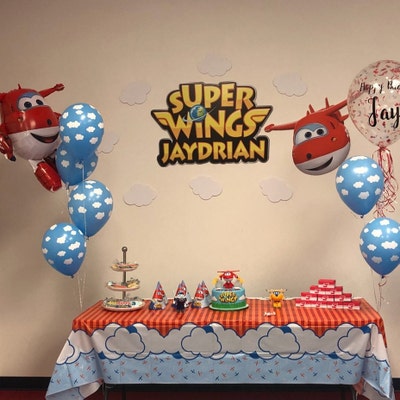 SUPER WINGS Party Supplies Decoration Tableware Cups Napkins Plates ...