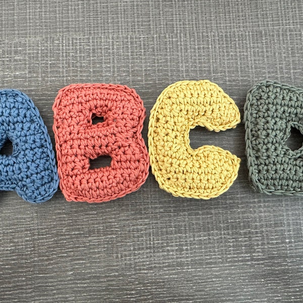 Crochet Uppercase Letters Pattern Soft Plush Letters Crochet Alphabet ...