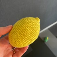 Crochet PATTERN Lemon and slices Amigurumi pattern Crochet lemon ...