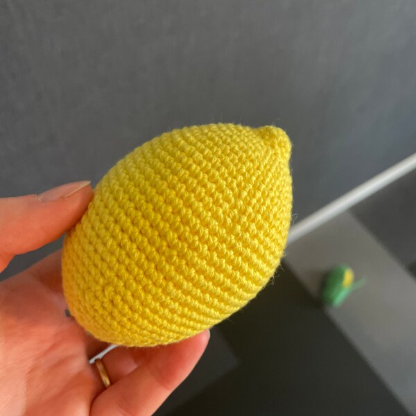 Crochet PATTERN Lemon and Slices Amigurumi Pattern Crochet Lemon ...