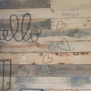 Wire Rabbits Wire Words Pet Gifts Decor Bunny Animal Lover - Etsy