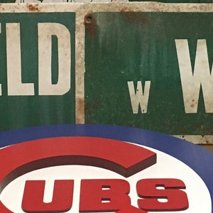 Chicago Cubs Vintage Street Signs | Etsy
