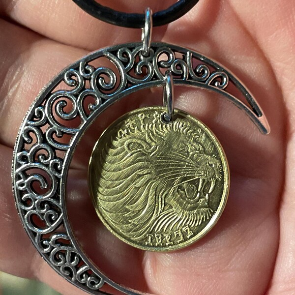 Farthing Bird Necklace, UK Farthing Bird Coin Charm Pendant, British ...