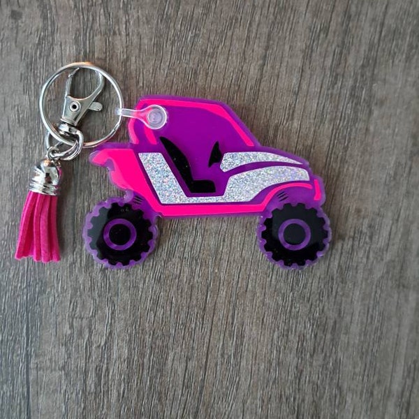 Custom Glow in the Dark Two Seat Side by Side UTV Keychain. - Etsy