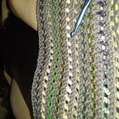 Rainbow Through the Storm Crochet Blanket Pattern PDF Digital - Etsy