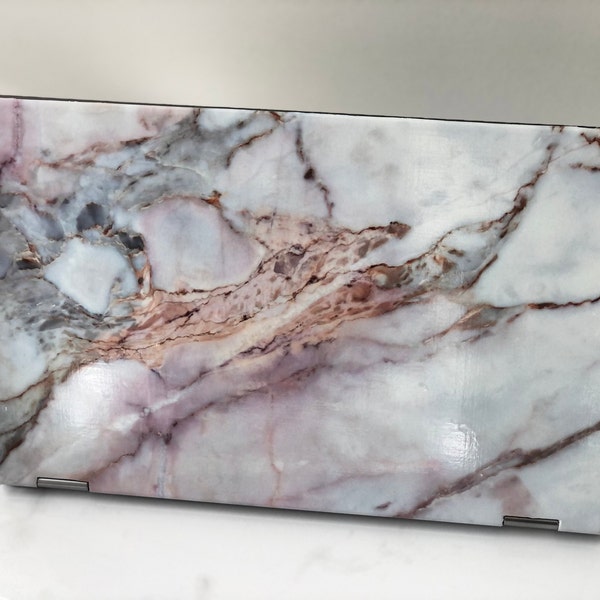 Light Pink Natural Marble Texture Laptop Skin, MacBook Skin, Computer ...