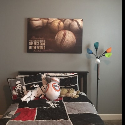 Baseball Decor for Boys Bedroom, Baseball Nursery Art Canvas, Baseball ...