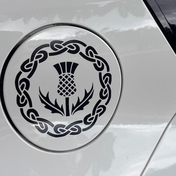 Scottish Thistle Decal Vinyl Decal - Car Decal - Car Sticker - Laptop ...
