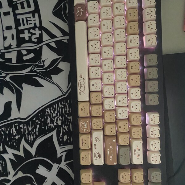 Cyberpunk: Edgerunner 124 Keycaps Set - Dual Legends (top + Side), Cool ...