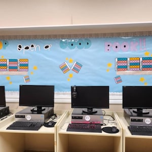 POP IT READING Kit Classroom Bulletin Board Read Across America School ...