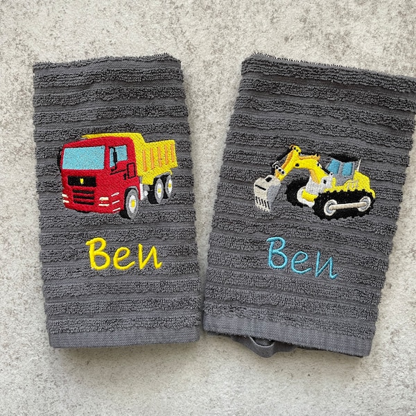 Construction Machine Embroidery Design – Cartoon Vehicle File (digital ...