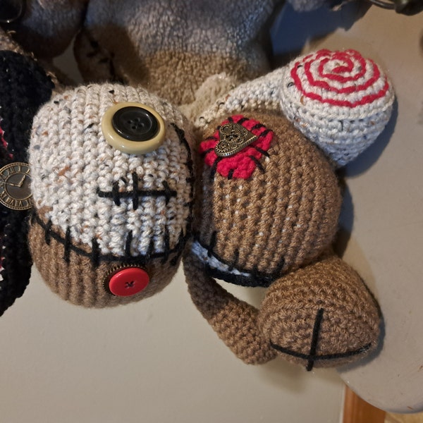 Voodoo Doll Amigurumi Pattern Crochet Voodoo Couple, Bride and Groom ...