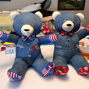 Memory Bear Pattern Easy 14 Sewing Pattern Simple Bear Pattern Sewing ...