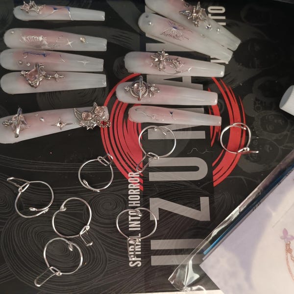 Wudu Nail Rings for Halal Nails, Adjustable and Reusable, Press on ...