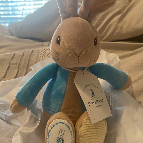 Personalised My First Peter Rabbit Plush | Custom Baby Gift | Soft Toy ...