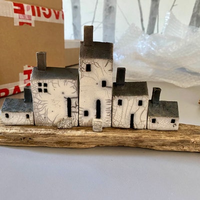 Handmade Ceramic Raku Chickens - Etsy