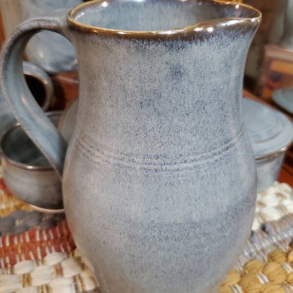 Ceramic Pitcher--handmade Ceramic Pitcher--choose Your Glaze--45-ounce ...