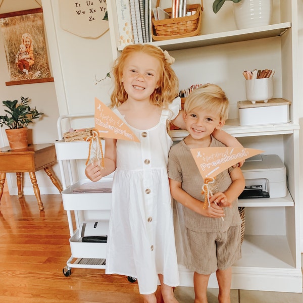 DIY School Calendar, Muted Rainbow Calendar, Early Elementary Calendar ...