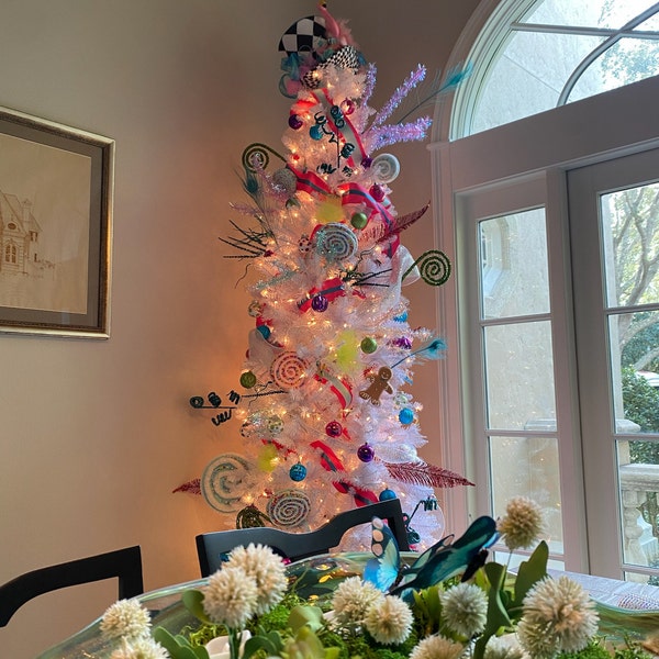 Candyland Tree Topper Top Hat, Candyland Top Hat Tree Topper, Birthday ...