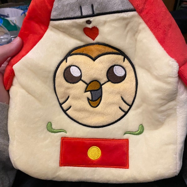 The Owl House Inspired Flapjack Palisman Plush Keychain Cardinal Bird ...