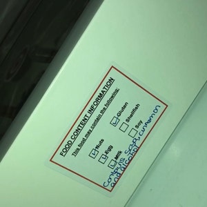 Please Do Not Eat, Non Food Product. Warning/safety Labels. 65 Labels ...