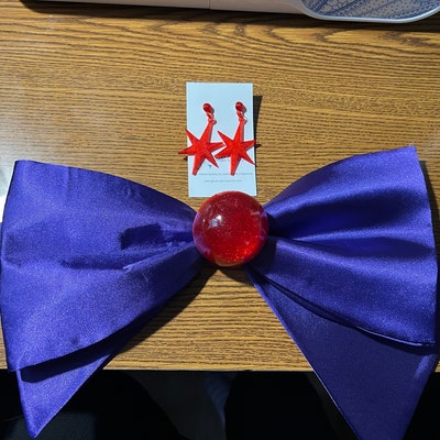 Mars Planet Crystal Style Replica Cosplay Accessories Earrings Brooch ...