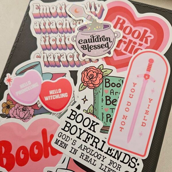 Thriller Book Club Girlie Sticker, Book Stickers for Kindle, Book Lover ...