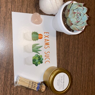 Final Exams Gift Box Exam Care Package Gift for Student College Gift ...