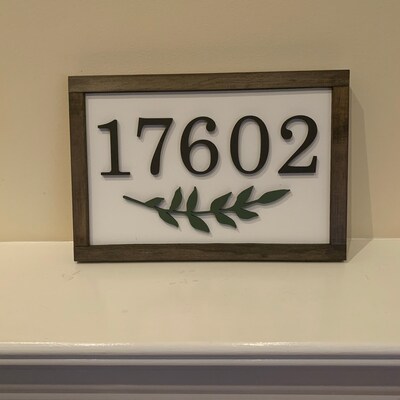 Zip Code Sign, Personalized Sign, Farmhouse Sign, Farmhouse Decor ...