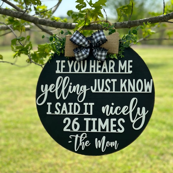 Funny Round Signs SVG , Round SVG Files, Door Hanger Svg, Welcome Sign ...