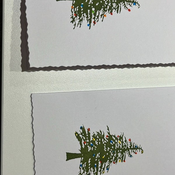 Christmas Tree Stamp, Christmas Stamp, Fir Tree Stamp, Evergreen Stamp ...