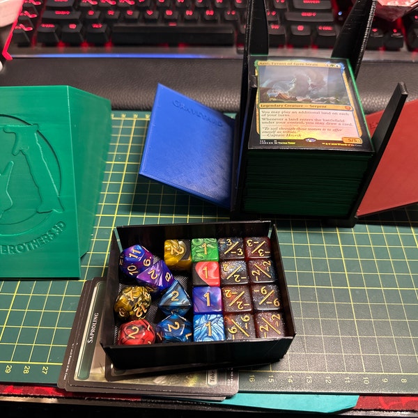 STL Model Files - Tall Draw and Discard Standard Size Playing Card ...