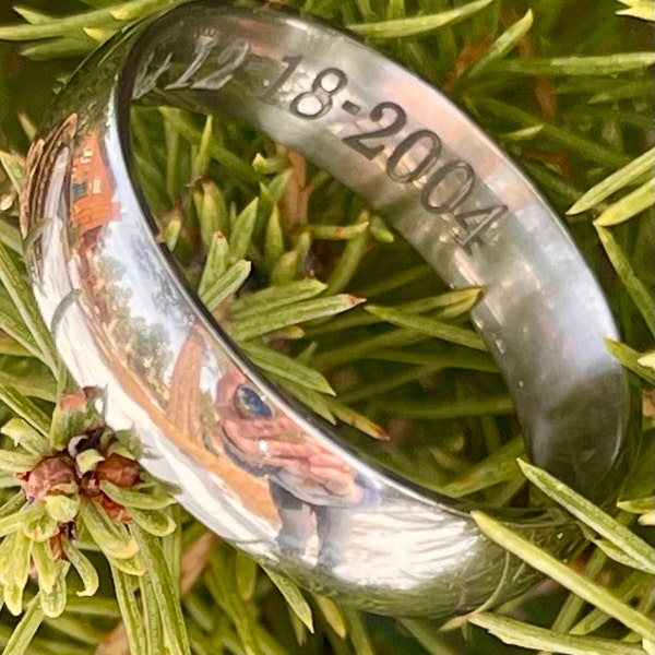 F 16 Fighter Jet Engine Ring Made From a Titanium Turbine Blade Used in ...