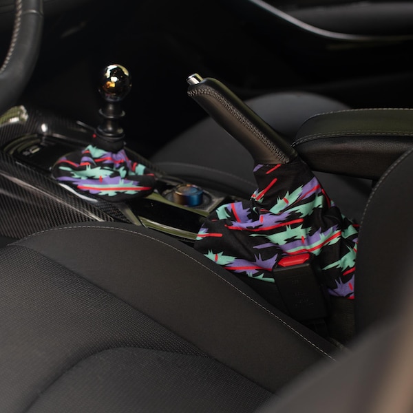 Black Sakura Amor Door Panel Fabrics | Door Cards | JDM Car Decorations ...