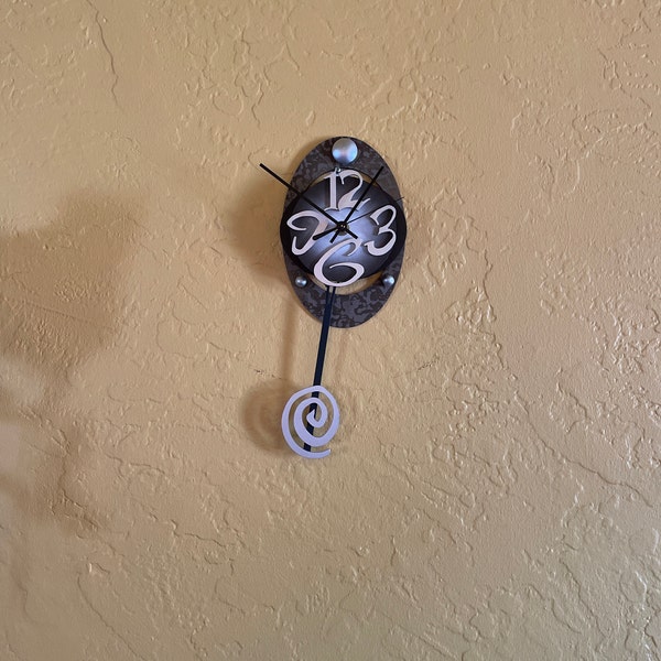 Small Time Modern Aqua-very Cool Clocks-modern Wall Clocks-unique ...