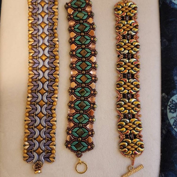 Marbles Necklace -beading Tutorial - Zoliduo Pearls Super Duo Drops - Beading Pattern - Beaded ...