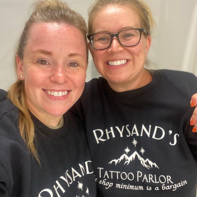 OFFICIALLY LICENSED ACOTAR Sweatshirt, Rhysands Tattoo Parlor, Rhysand ...