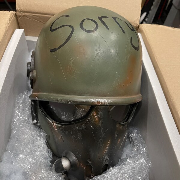 Ranger Combat NCR Helmet Fallout for Airsoft/cosplay /any Painting of a ...