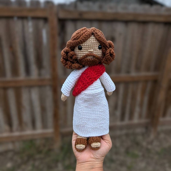 PATTERN: Jesus Crochet Amigurumi, Jesus Stuffed Doll, Jesus Amigurumi ...