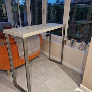Grey Stone Breakfast Bar, Kitchen Table, Kitchen Worktop Table With ...