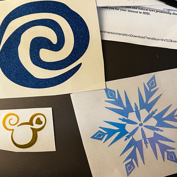 Holographic Disney Frozen Snowflake Vinyl Decal, Car Decal, Window ...